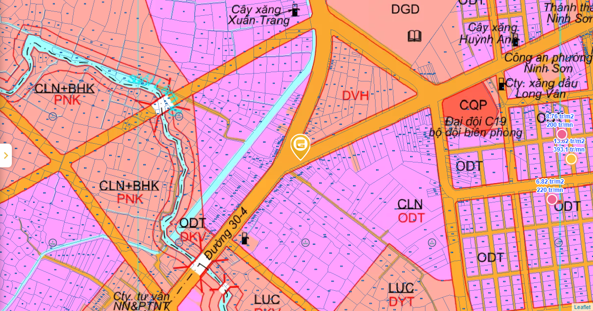 Bản đồ kế hoạch sử dụng đất Tây Ninh năm 2025, 2026