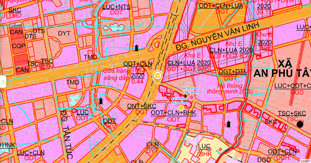 Bản đồ quy hoạch Huyện Bình Chánh, Thành phố Hồ Chí Minh (TP.HCM), tra ...