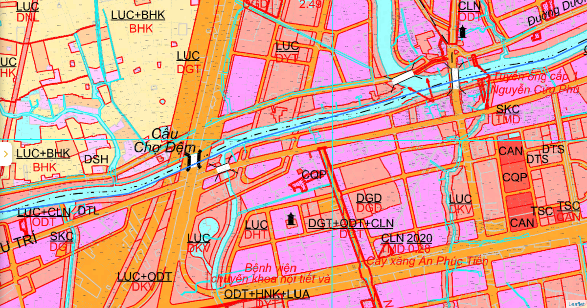 Bản đồ check quy hoạch Thị trấn Tân Túc, Huyện Bình Chánh, tra cứu ...