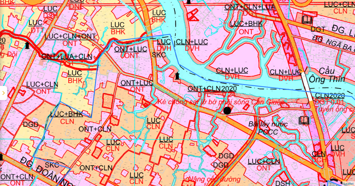 Bản đồ quy hoạch Xã Quy Đức, Huyện Bình Chánh, tra cứu thông tin quy hoạch 2025 đến 2030
