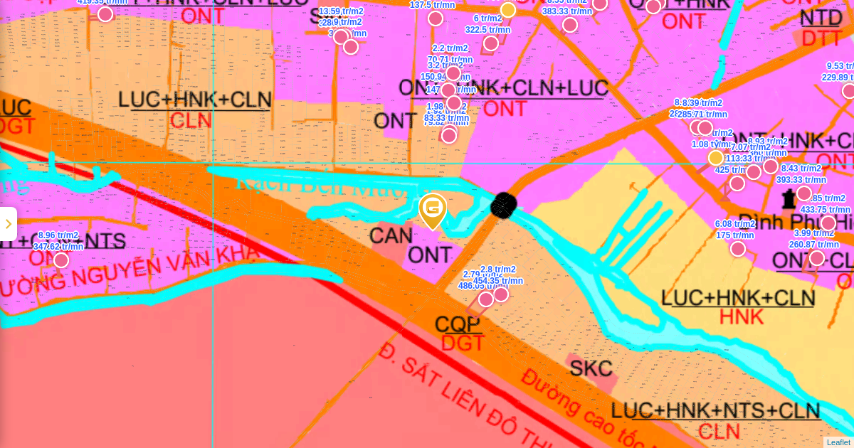 Bản đồ quy hoạch Đường Số 420, Huyện Củ Chi, tra cứu thông tin quy ...