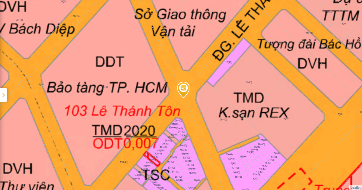 Bản đồ quy hoạch chung phân khu Quận 1 Thành phố Hồ Chí Minh (TP.HCM ...