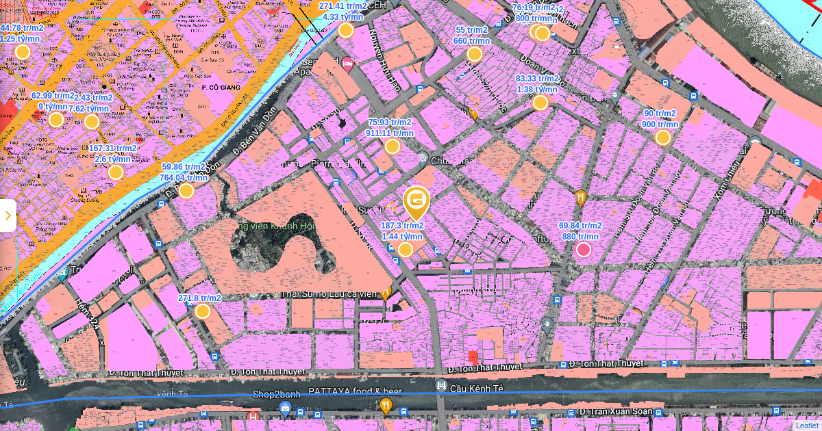 Bản đồ quy hoạch Đường Phường 1, Quận 4, tra cứu thông tin quy hoạch ...