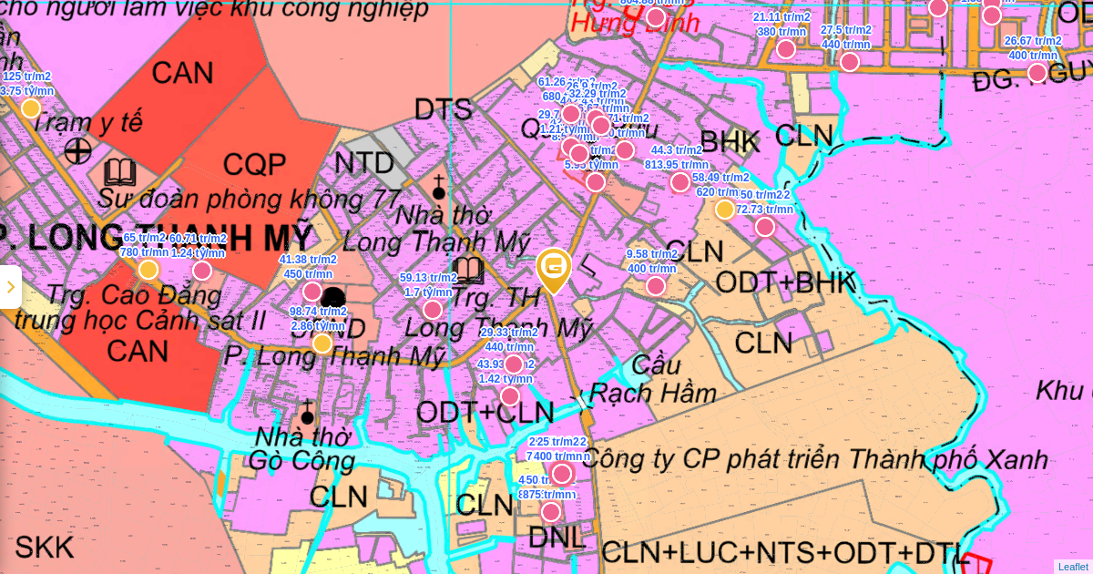 Bản đồ quy hoạch Đường 24, Quận 9, tra cứu thông tin quy hoạch 2025 đến ...