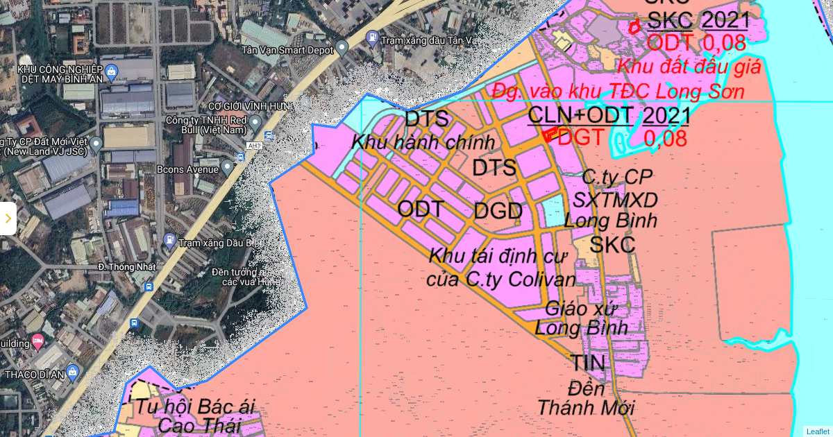 Bản đồ quy hoạch Phường Long Bình, Quận 9, tra cứu thông tin quy hoạch ...