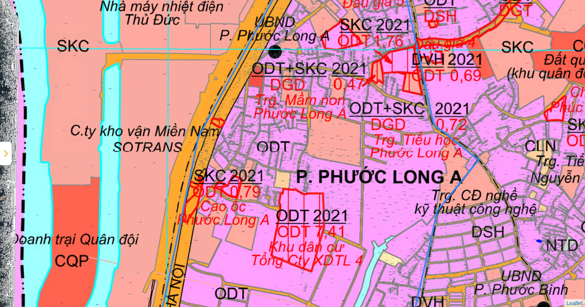 Bản đồ check quy hoạch Phường Phước Long A, Quận 9, tra cứu thông tin ...