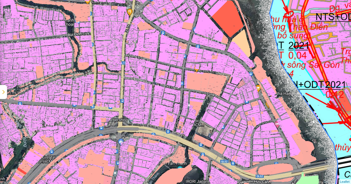 Bản đồ check quy hoạch Phường 25, Quận Bình Thạnh, tra cứu thông tin ...