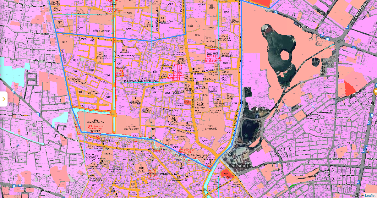 Bản đồ check quy hoạch Phường Tân Thới Hòa, Quận Tân Phú, tra cứu thông ...