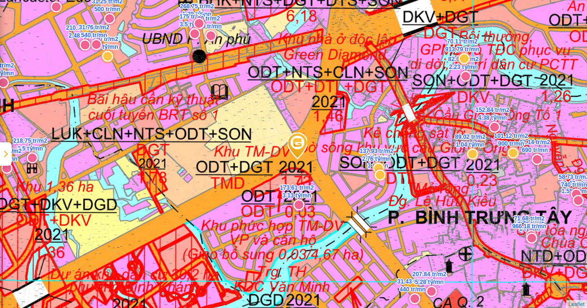 Bản đồ quy hoạch Thành phố Thủ Đức, Thành phố Hồ Chí Minh (TP.HCM), tra ...