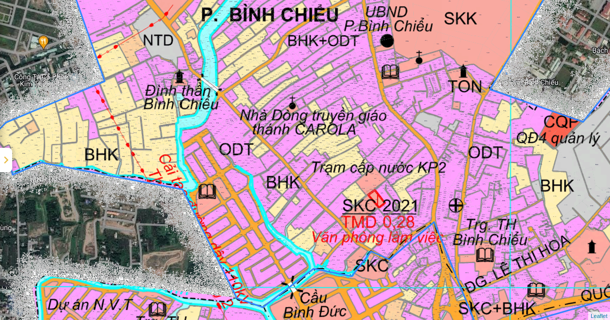 Bản đồ check quy hoạch Phường Bình Chiểu, Thành phố Thủ Đức, tra cứu ...