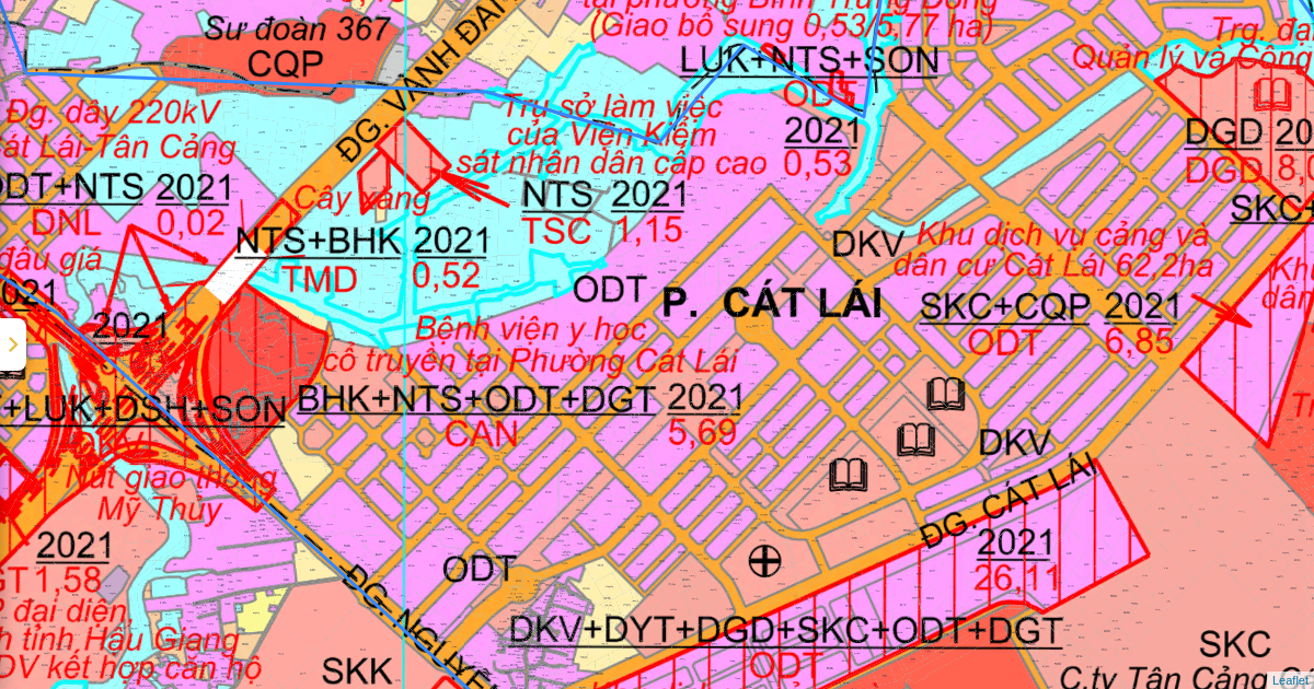 Bản đồ check quy hoạch Phường Cát Lái, Thành phố Thủ Đức, tra cứu thông ...