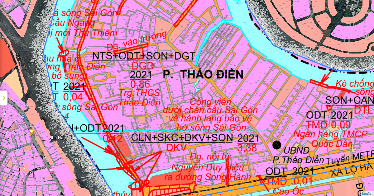 Bản đồ check quy hoạch Phường Thảo Điền, Thành phố Thủ Đức, tra cứu ...