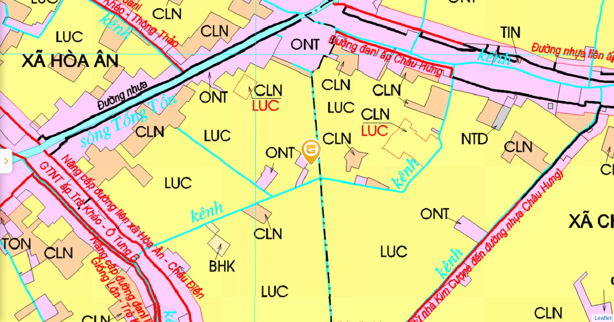 Bản đồ quy hoạch Đường Nhựa Ranh Hạt -Cây Gòn, Huyện Cầu Kè, tra cứu ...