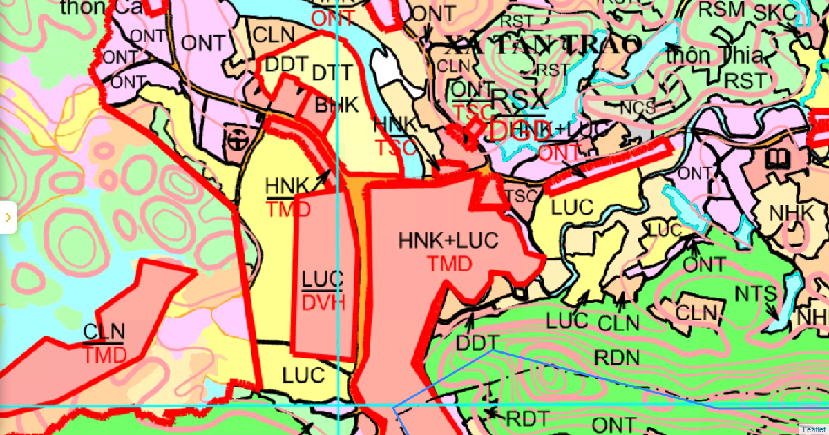 Bản đồ quy hoạch Xã Tân Trào, Huyện Sơn Dương, tra cứu thông tin quy ...