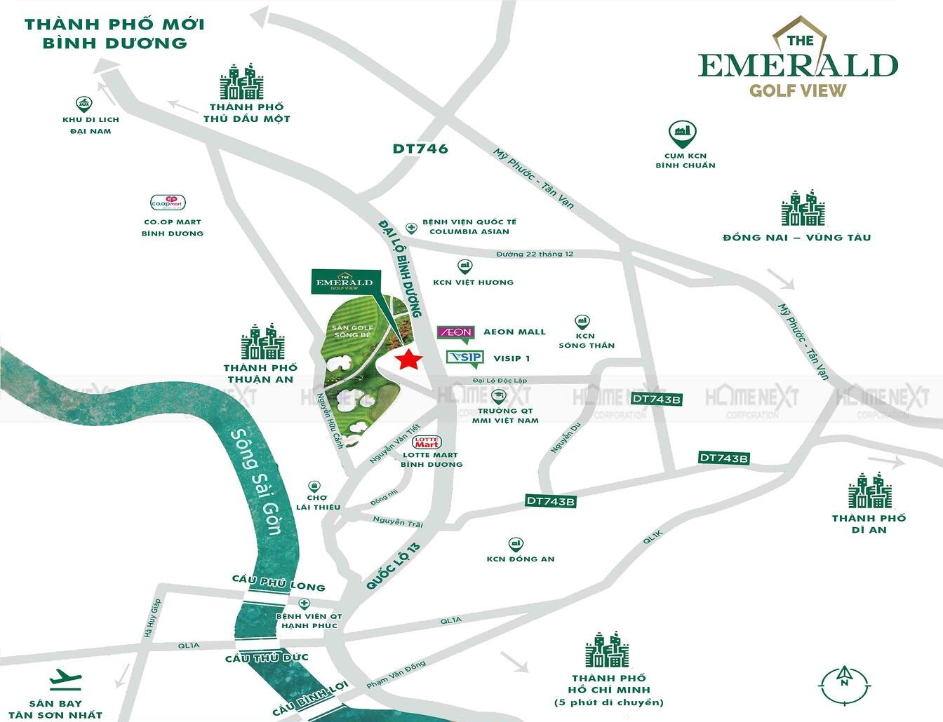 The Emerald Golf View Thị xã Thuận An