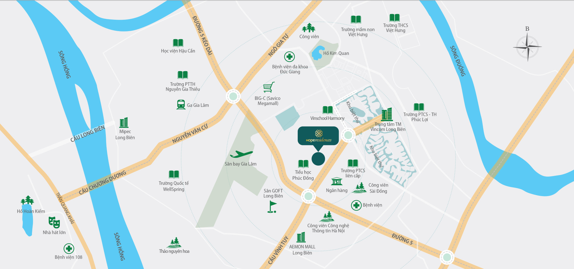 Chung cư Hope Residence Quận Long Biên