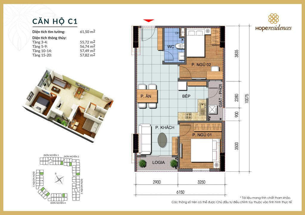 Chung cư Hope Residence Quận Long Biên