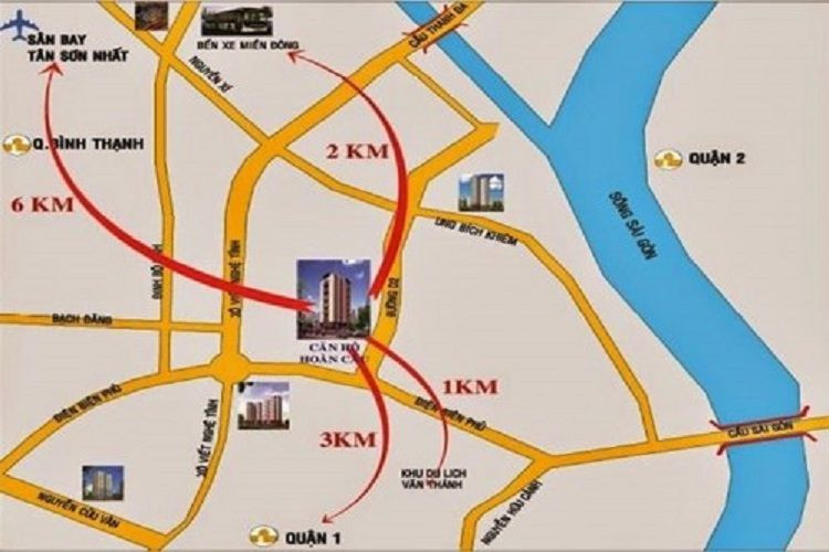 Chung cư Saigonland Apartment Quận Bình Thạnh