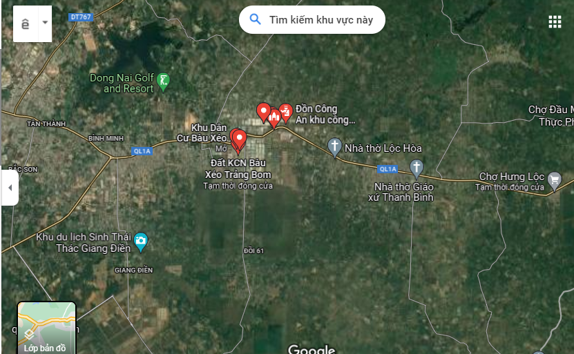 Khu Công Nghiệp Bàu Xéo Huyện Trảng Bom